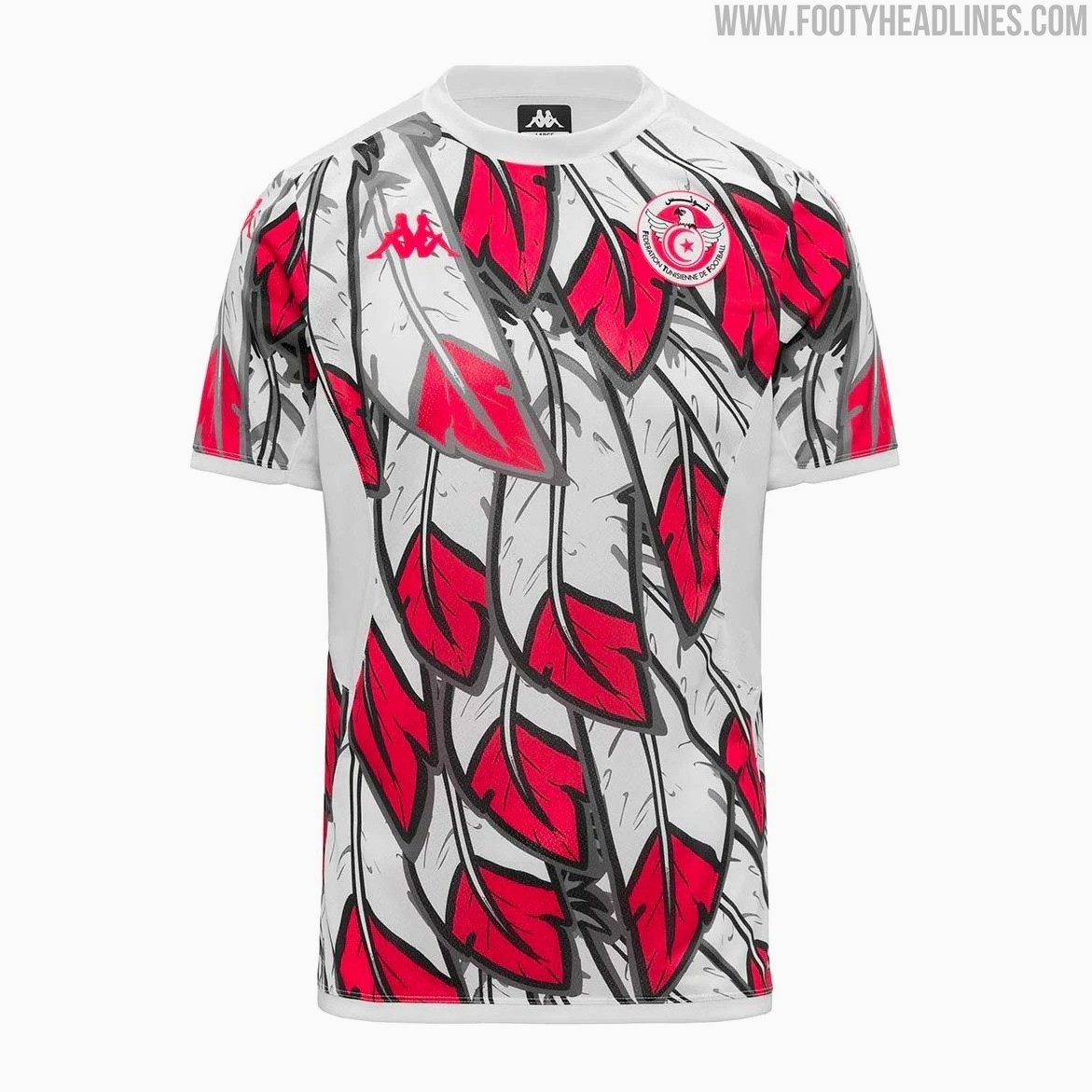 Spectacular Tunisia 2026 World Cup Pre-Match Shirt Revealed - Footy ...