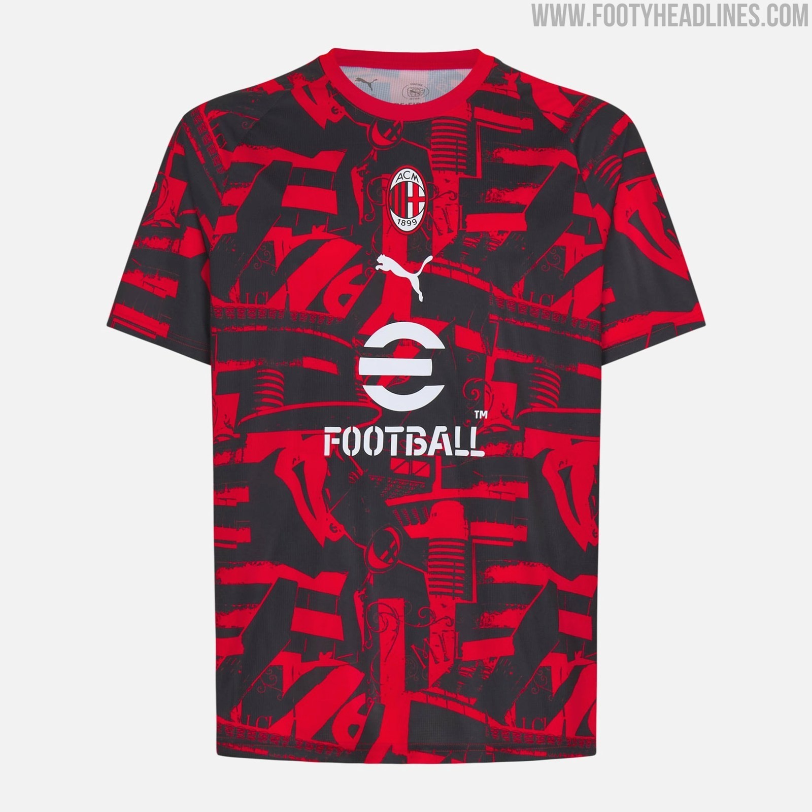 AC Milan 26-27 Pre-Match Jersey Released - Stylized San Siro Graphic ...