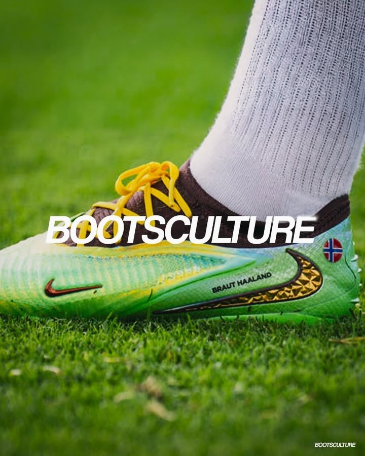 Haaland Wears Nike x Travis Scott Phantom 6 Cactus Jack Boots - Footy ...