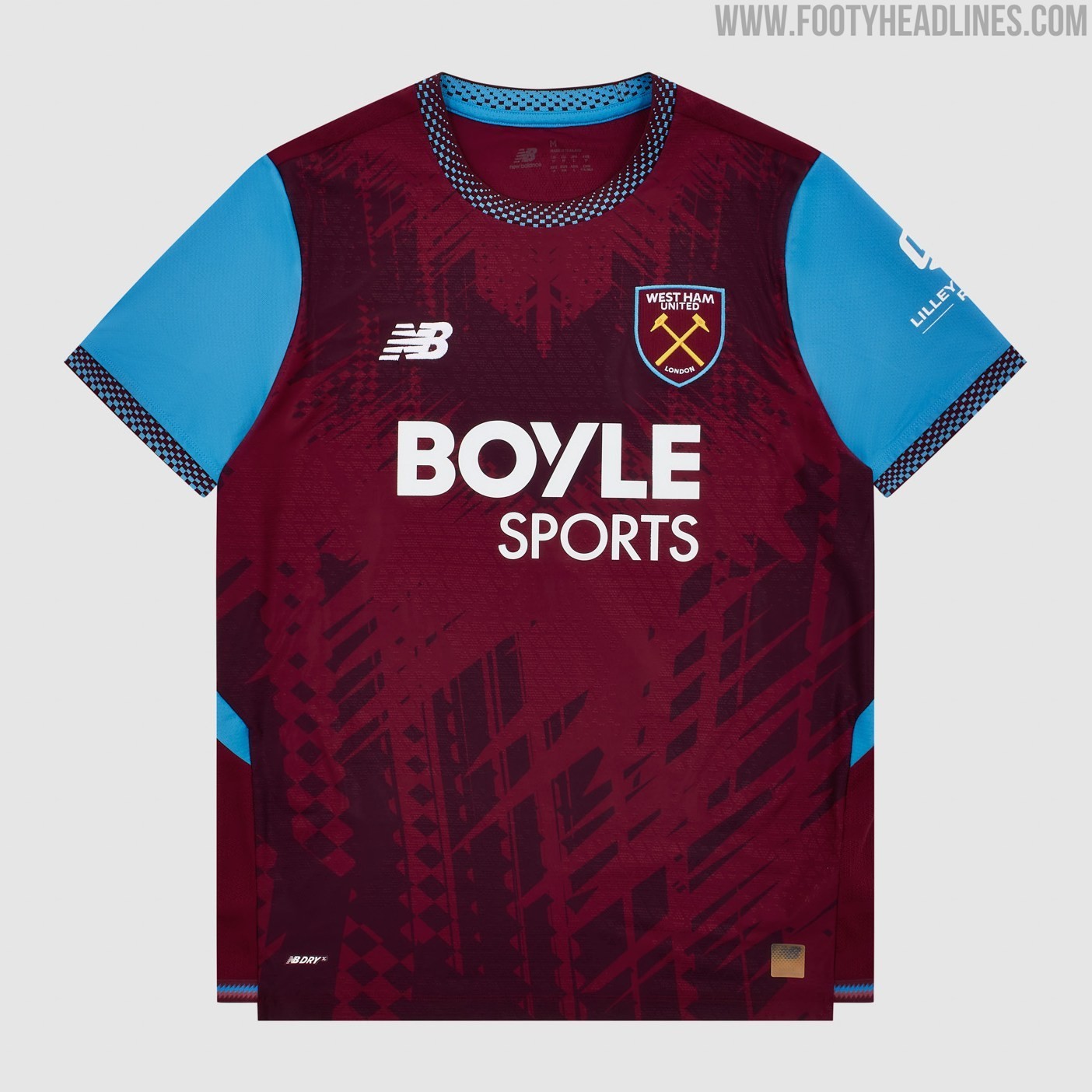 Chega de Umbro: revelada a camisa titular do West Ham 26-27 da New ...